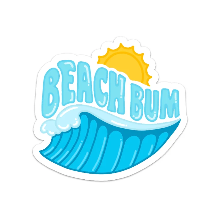 Beach Bum Text Add On – Zoopeez
